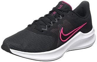 Nike Nike Femme WMNS Downshifter 11 Chaussure de Course, Black Fireberry DK Smoke Grey White, 40.5 EU