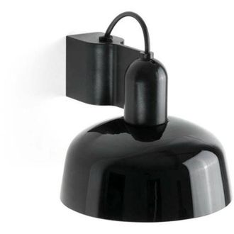 Faro Barcelona Faro Tatawin Schwarze Kuppel-Wandlampe