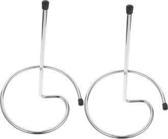 Valiclud 2 St&uuml;ck Wein Karaffe Trockenst&auml;nder Metall Platzsparendes Drying Rack f&uuml;r Bar Zuhause Korrosionsbest&auml;ndiger Halter f&uuml;r Umgedrehte Weindekanter Robuste