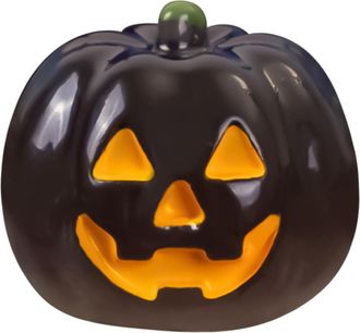 Generic Pumpkins Halloween beleuchtet - 2 cm leichte Figur aus gruseligem Miniatur-Harz Zubehör | Indoor-Party-Atmosphäre, Weg-Laterne im Freien, -Lantern Fea