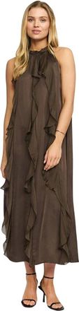 2-Biz Femme, Robes, Brun, Taille: 42 FR Midi Dress