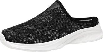 Generic 2026 Pantoufles pour femmes Mode Maille Couleur Temp&eacute;rament Chaussures confortables, Noir, 37.5 EU