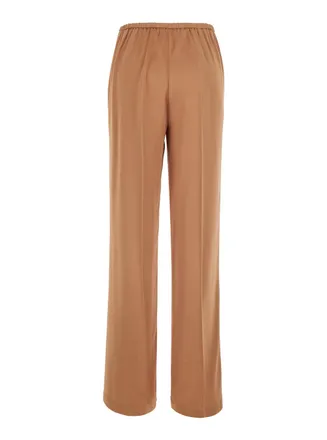 Forte_Forte Womens Trousers Pink Viscose Blend Acetate