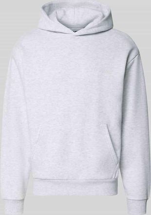 Review Relaxed Fit Hoodie aus Baumwoll-Mix mit Label-Detail