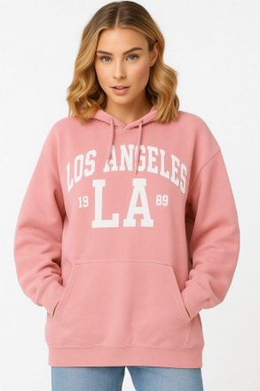 Worldclassca Hoodie Worldclassca Oversized Hoodie LA Kapuzenpullover Washed Sweatshirt NEU