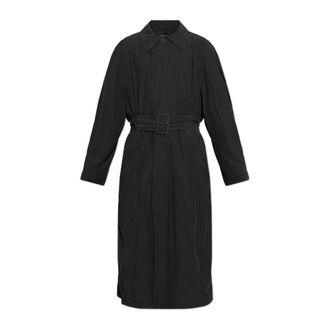 Balenciaga Mantel mit Karomuster - - Coats - Herren - Grau - L