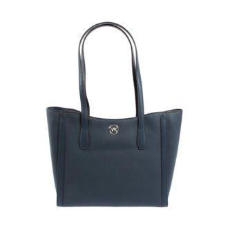 Michael Kors Leida Tote Bag - - Bags - Damen - Blau - ONE SIZE