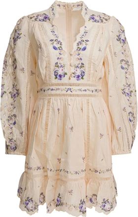 Zimmermann Femme, Robes, Beige, Taille: 40 FR Patience Mini Dress