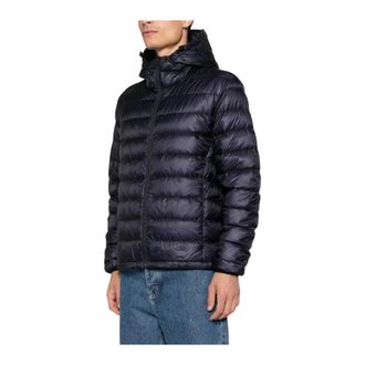 Aspesi Leichte Daunen-Pufferjacke mit Kapuze - - Jackets - Herren - Blau - M