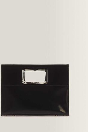Dr. Martens Glatt Leder Clutch Tasche in Schwarz