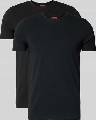 HUGO BOSS T-Shirt mit Logo-Print im 2er-Pack Modell HUGO-Round
