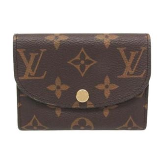 Louis Vuitton Portefeuille en Toile Pre-owned - Femme - Pre-owned - Brun - Taille: ONE Size