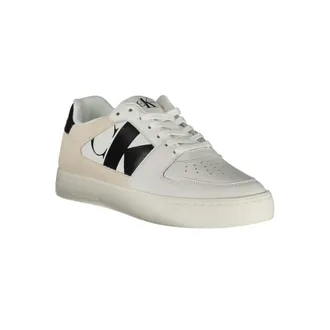 Calvin Klein Colorblock Logo Sneaker - White