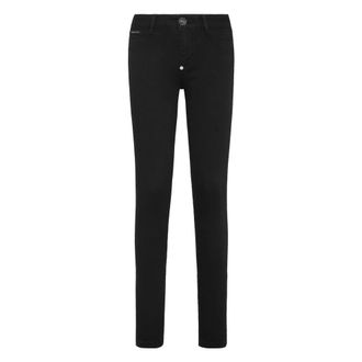 Philipp Plein Femme, Jeans, Noir, Taille: W28 Denim Jeggings