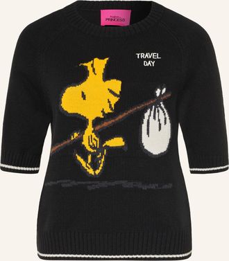 Frog Box Frogbox Strickshirt schwarz