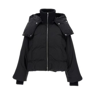 Sportmax Femme, Vestes, Noir, Taille: 38 FR Giacca imbottita corta