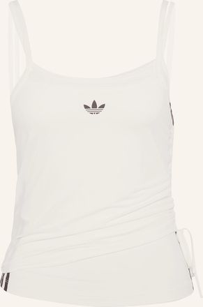 adidas Originals Adidas Originals Top Double Layered Im Materialmix weiss