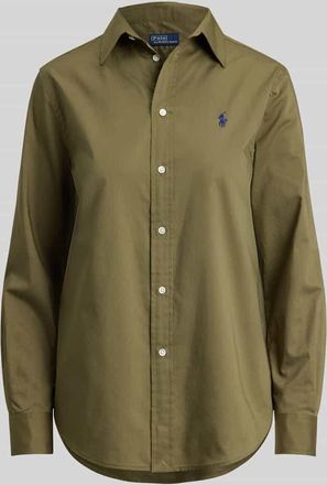 Polo Ralph Lauren Slim Fit Hemdbluse aus reiner Baumwolle