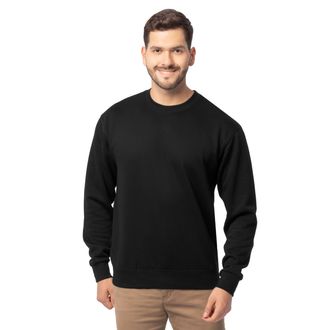 Fruit Of The Loom Mens Eversoft Fleece Sweatshirts & Hoodies, Sweatshirt-Black, X-Large