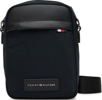 Tommy Hilfiger Umhängetasche Tommy Hilfiger Th Nylon Mini Reporter AM0AM13618 Schwarz