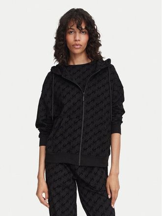 HUGO BOSS Sweatshirt Flokky 50566669 Schwarz Relaxed Fit