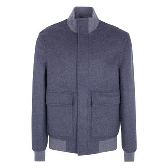 Brunello Cucinelli Bomber Jackets - - Jackets - Herren - Blau - XL