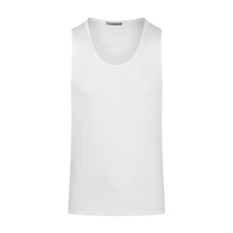 Christophe Lemaire Rib Tank Top - - Tops - Herren - Wei&szlig; - S