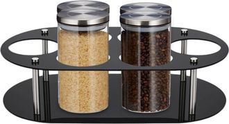 Generico Tumbler Organizer, Flaschenhalter und Gläser-Organizer, 6 Fächer für Getränke, Speisekammer, Arbeitsplatte, Organisation Küche Zuhause