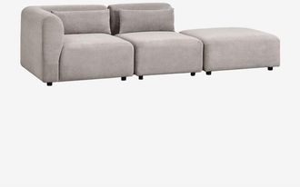 Sklum Sklum - 2-teiliges modulares Ecksofa mit Fogler-Hocker