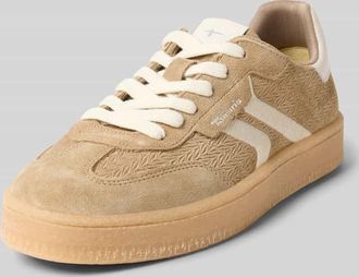 Tamaris Low Top Sneaker aus Rindsleder-Textile-Mix