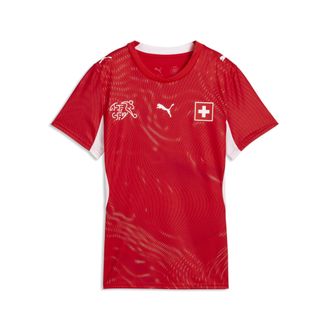 Puma Maillot Home Suisse 2026 Femme, Accessoires, Rouge, XXL
