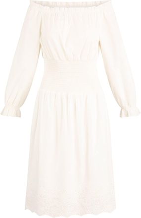 Apart Fashion Damen Spitzenkleid Kleid, Creme, Normal