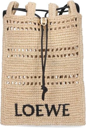 Loewe Pouch In Raffia