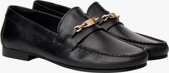 Tommy Hilfiger Mocassins &agrave; mors en cuir lisse