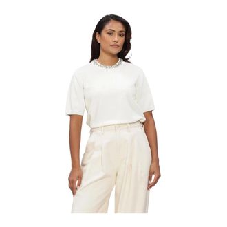Notre-V Damen, Strickwaren, Wei&szlig;, LGr&ouml;&szlig;e