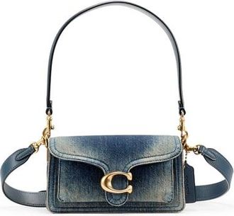 Coach Sac &eacute;paule Tabby 20 en denim de coton r&eacute;g&eacute;n&eacute;r&eacute;