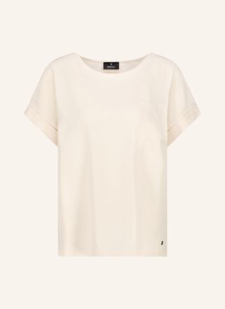 Monari Monari Blusenshirt Im Materialmix weiss