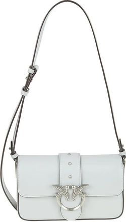 Pinko Pinko Hobo Bags - Leather Slouchy Shoulder Bag With Adjustable Strap - Gr. unisize - in Wei&szlig; - f&uuml;r Damen