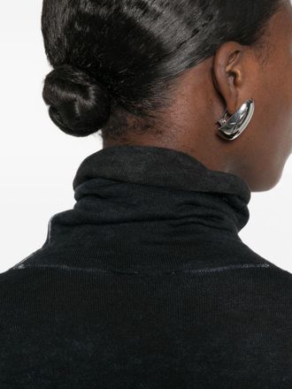 Avant Toi Ultralight Cashmere Roll Neck Sweater - Black