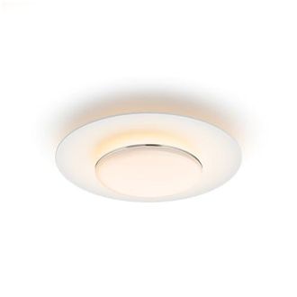 Philips Sceneswitch, Plafonnier Garnet, 3 R&eacute;glages, 30 W, Blanc Chaud 2700K, Blanc