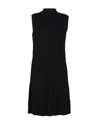 8 by YOOX MERINO WOOL TURTLENECK SHORT DRESS