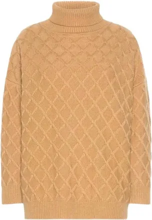 Max Mara Femme, Pulls, Beige, Taille: 38 FR Mxmbambola Pull