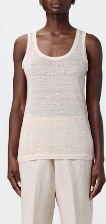 120% Lino Top Damen Farbe Ecru