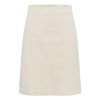 Part Two Femme, Jupes, Beige, Taille: 38 FR Jupe Trap&egrave;ze en Ch&ecirc;ne Fran&ccedil;ais