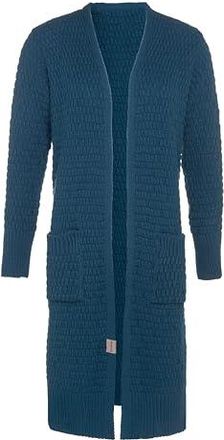 Knit Factory Jaida Cardigan Tricoté Long - Petrol - 38/40