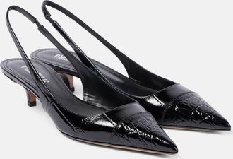 PARIS TEXAS Slingback-Pumps Miranda 35 aus Lackleder