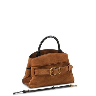 Marc Jacobs Sac &agrave; main Dakota Satchel en cuir su&eacute;d&eacute;