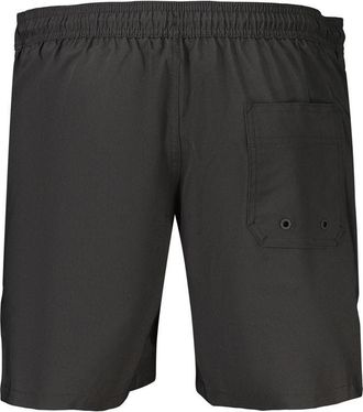 Calvin Klein Logo-Trimmed Polyester Swim Shorts - Black