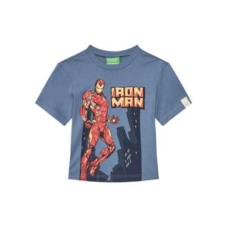 Benetton United Colors Of Benetton T-Shirt 35RYG10I1 Blau Regular Fit