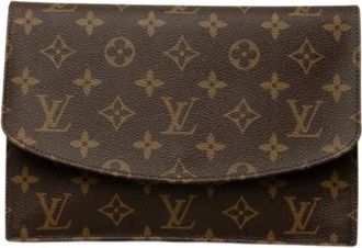 Louis Vuitton Pre-owned Pochette Clutch 23 - Femme - Pre-owned - Brun - Taille: ONE Size